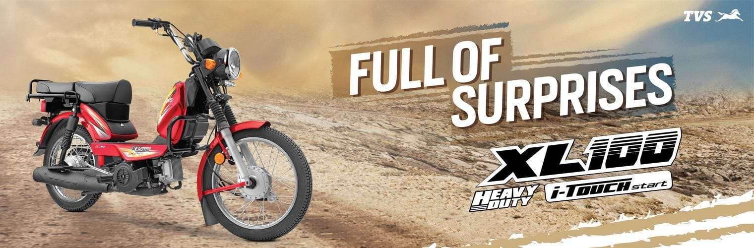 TVS XL 100 Heavy Duty with iTouch Start | Himaalayaa TVS